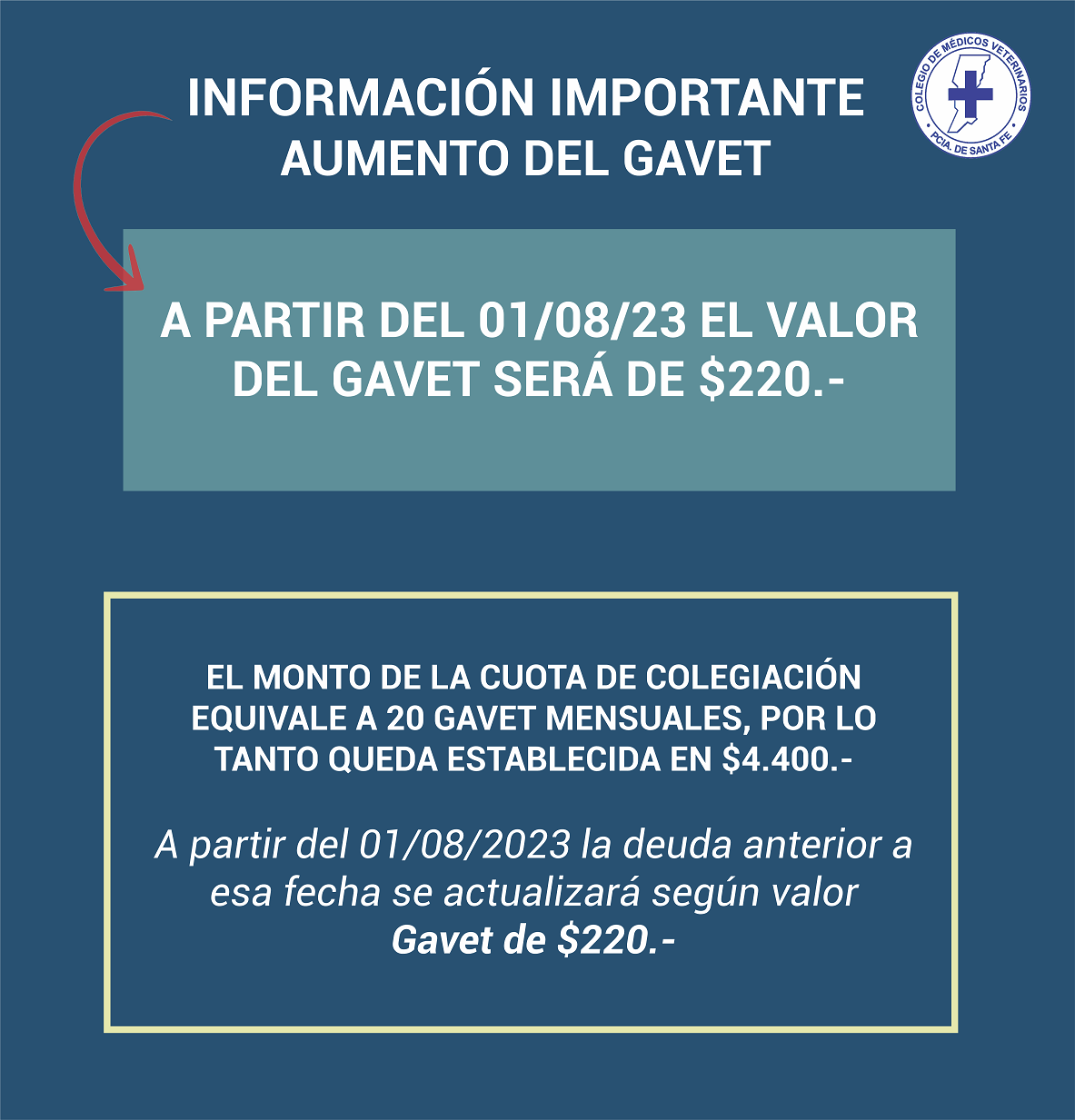AUMENTO DE GAVET – Colegio de Médicos Veterinarios de la Provincia de ...